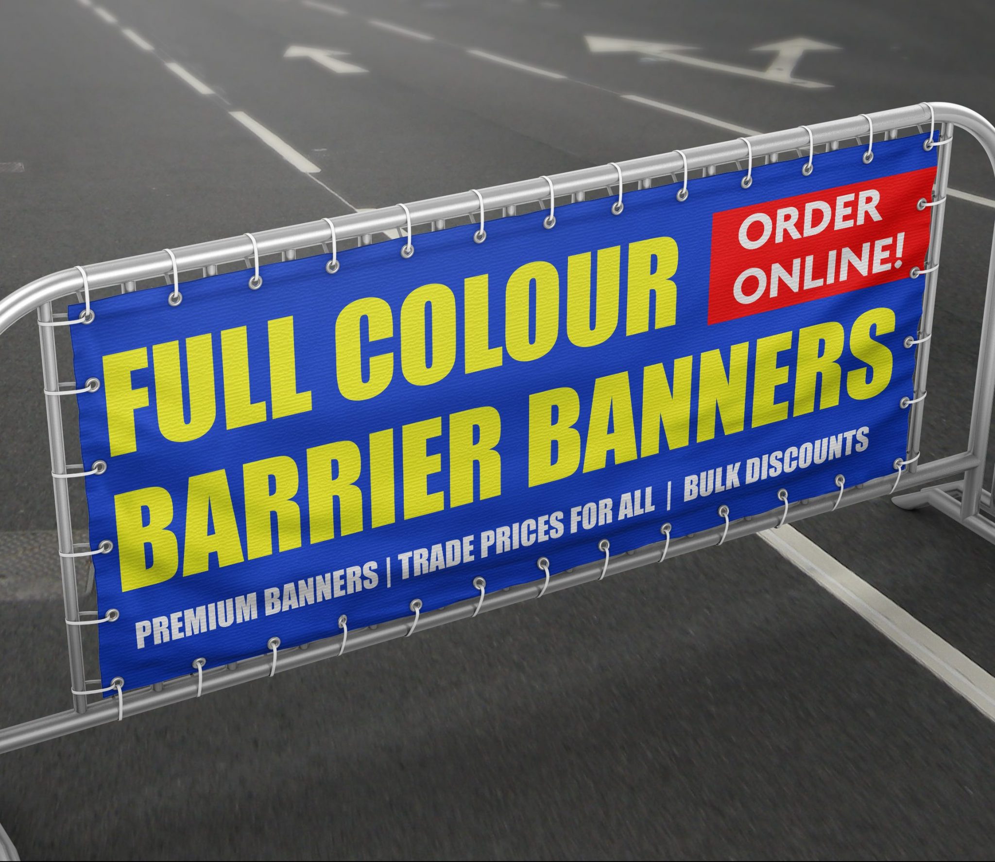 Crowd Control Banners - Big Value Banners | Free Design