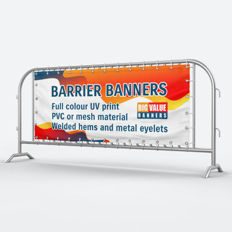 Crowd Control Banners - Big Value Banners | Free Design